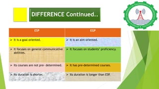 Esp presentation | PPTX