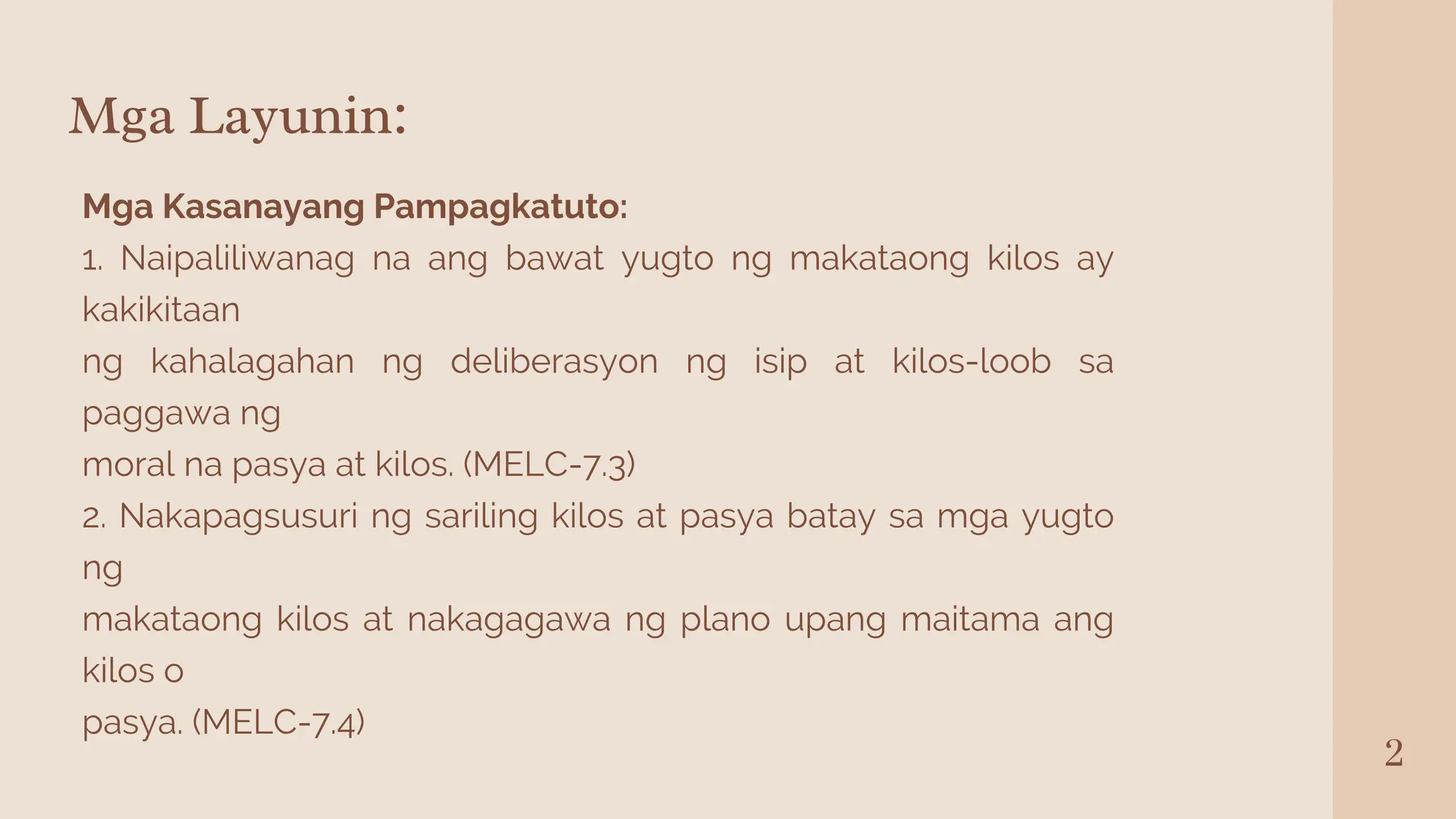 Esp 10- Presentation Ang kahalagahan ng deliberasyon ng isip at kilos ...