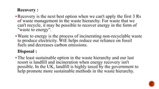Environmental science, importance of recycling | PPTX