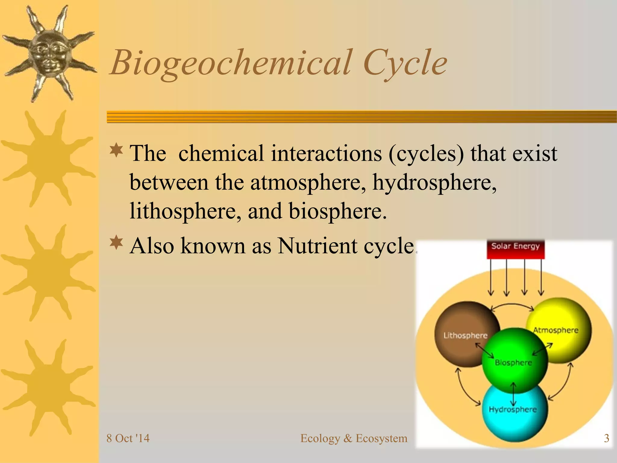 Ecology and Ecosystem | PPT