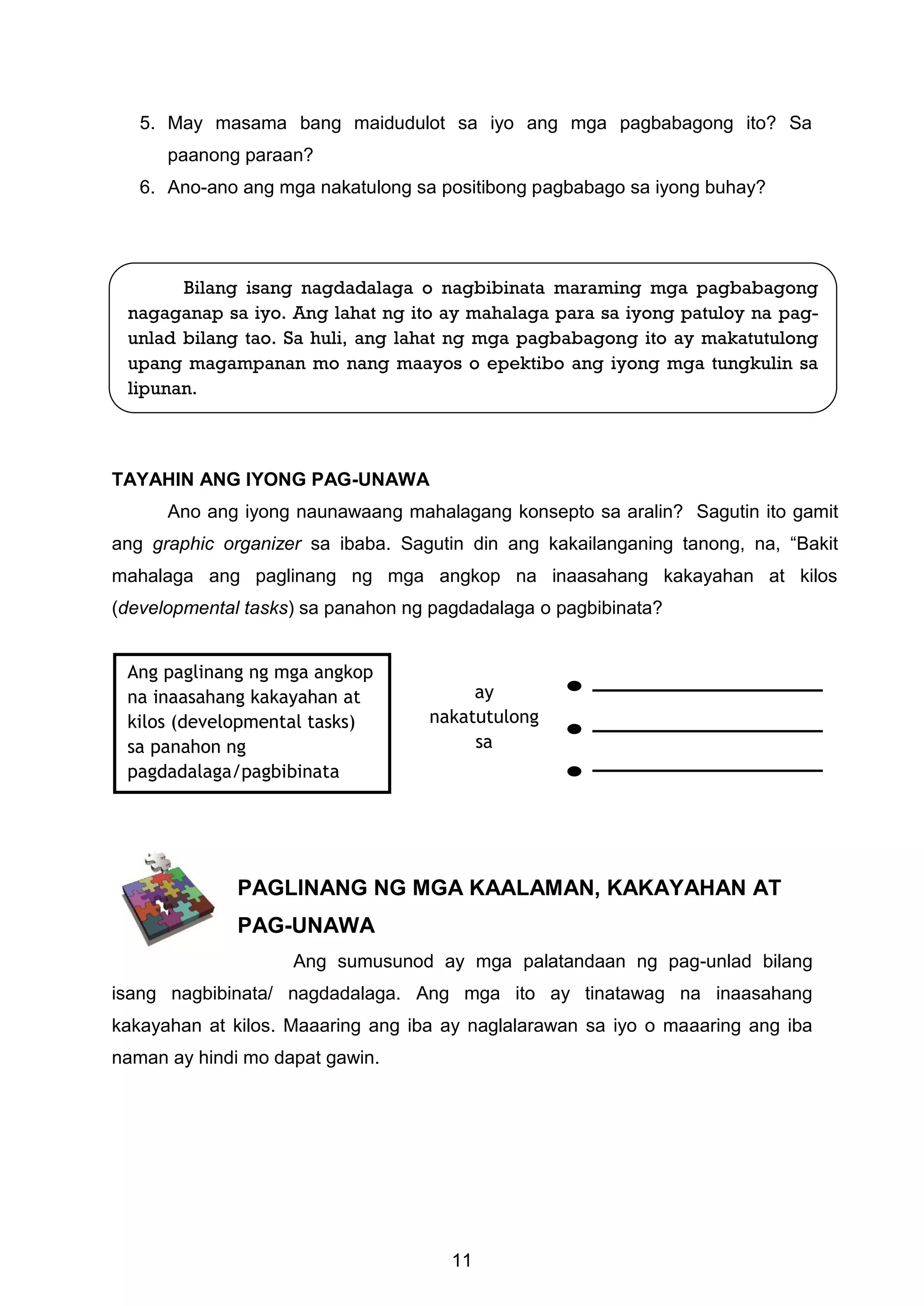 K TO 12 GRADE 7 LEARNING MATERIAL IN EDUKASYON SA PAGPAPAKATAO (Q1-Q2) | PDF