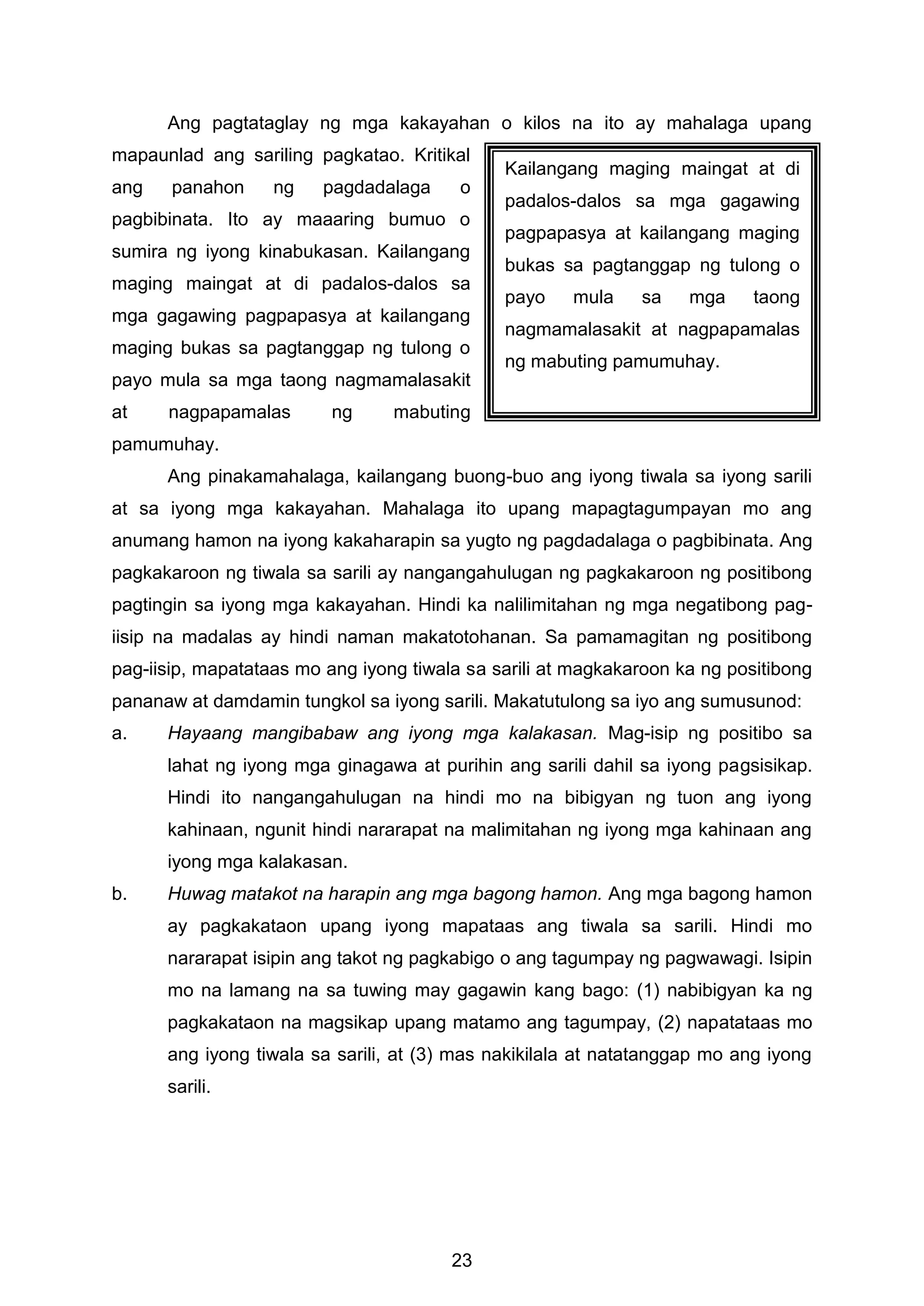 K TO 12 GRADE 7 LEARNING MATERIAL IN EDUKASYON SA PAGPAPAKATAO (Q1-Q2) | PDF