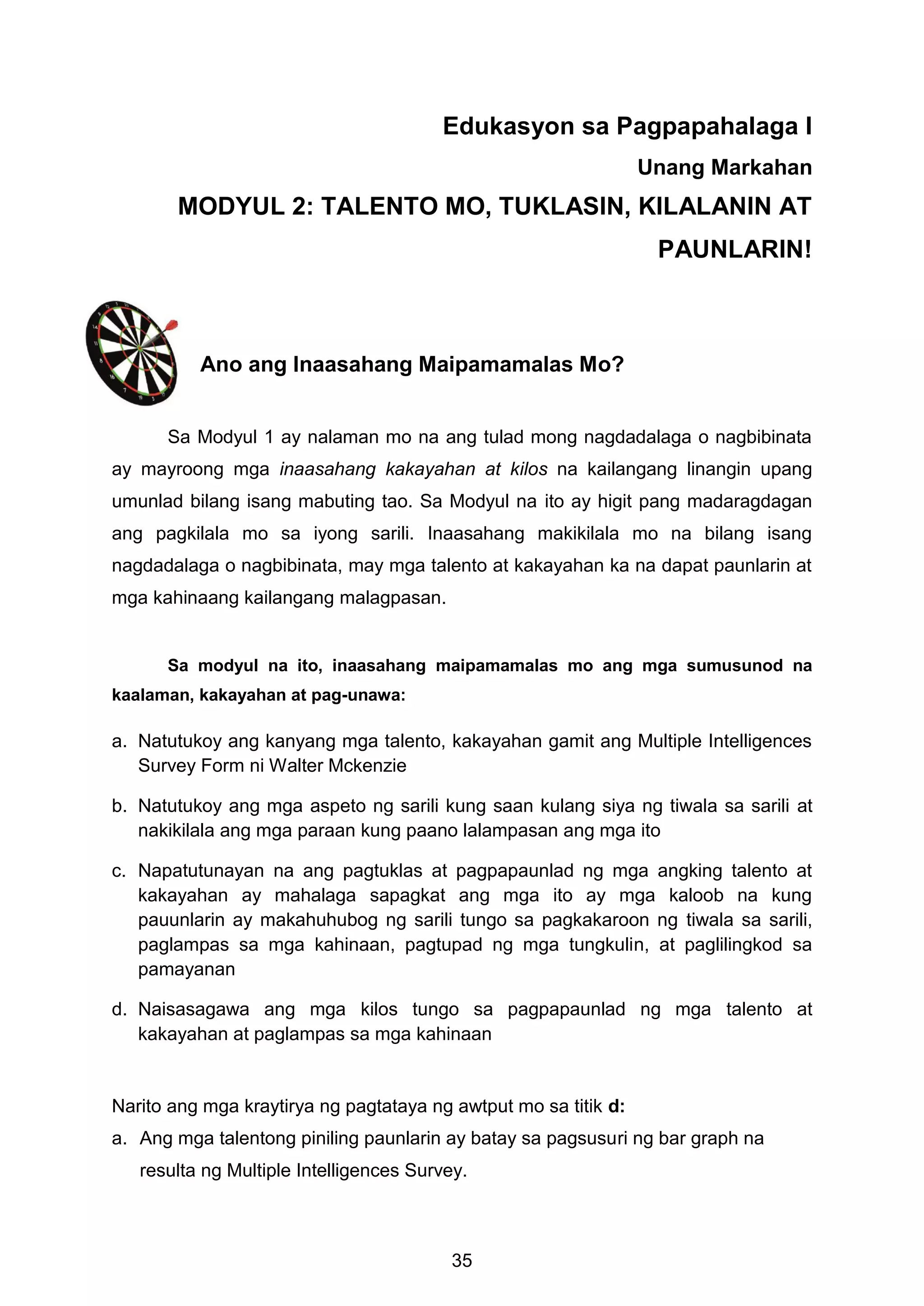 K TO 12 GRADE 7 LEARNING MATERIAL IN EDUKASYON SA PAGPAPAKATAO (Q1-Q2) | PDF