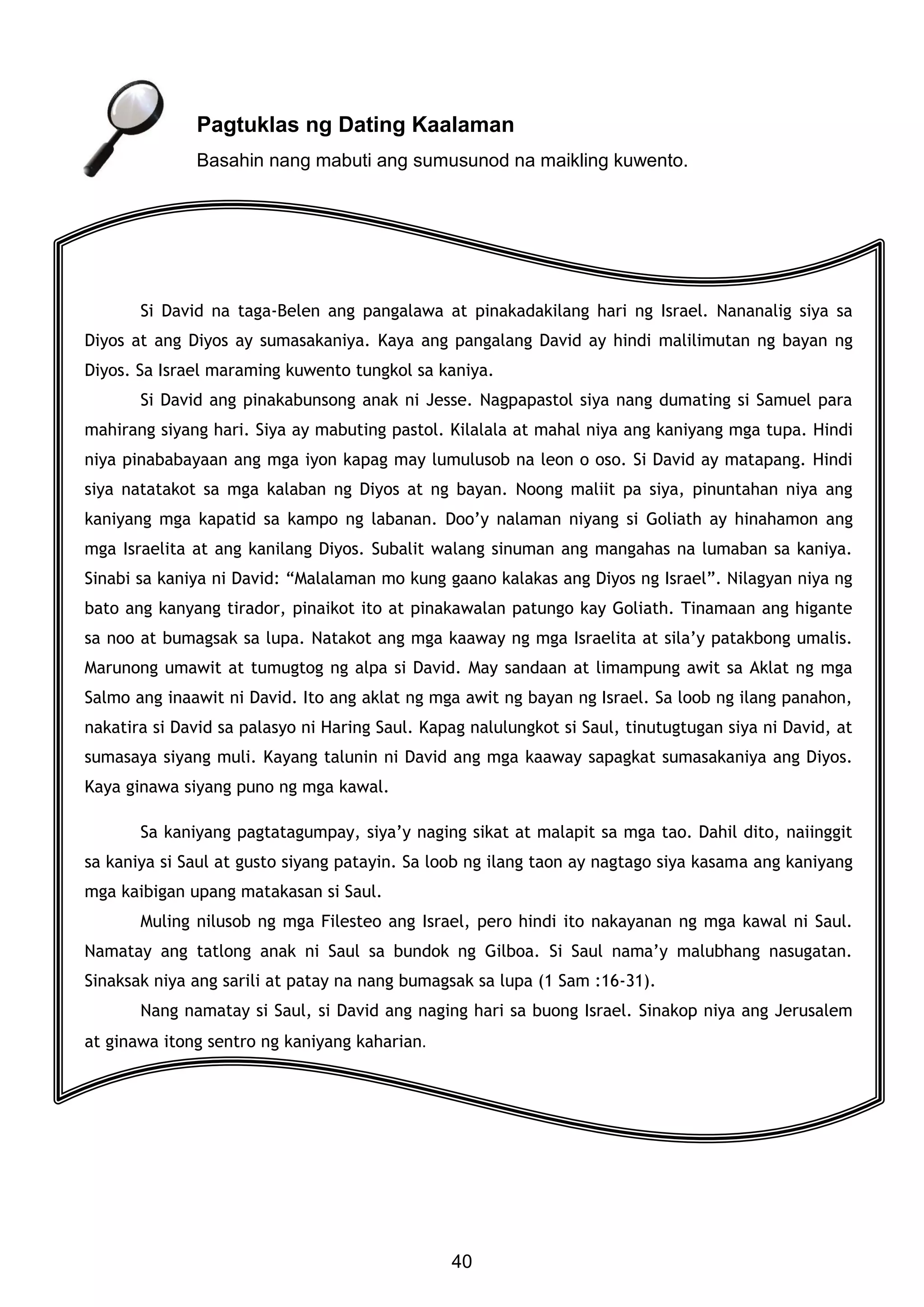 K TO 12 GRADE 7 LEARNING MATERIAL IN EDUKASYON SA PAGPAPAKATAO (Q1-Q2) | PDF