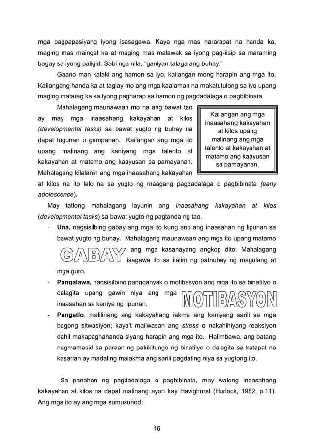 K TO 12 GRADE 7 LEARNING MATERIAL IN EDUKASYON SA PAGPAPAKATAO (Q1-Q2 ...