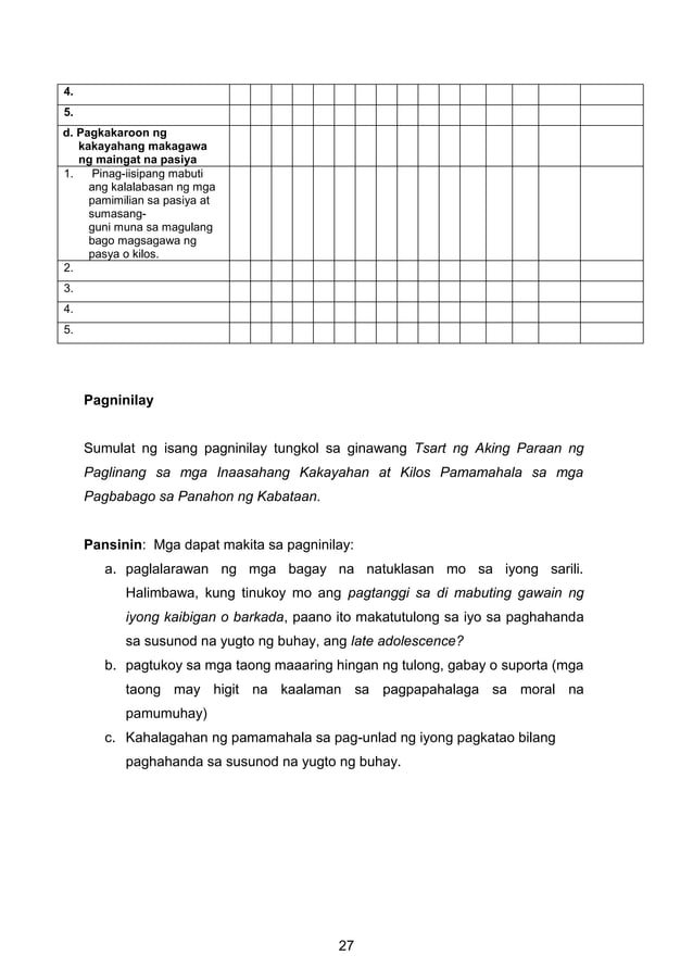 K TO 12 GRADE 7 LEARNING MATERIAL IN EDUKASYON SA PAGPAPAKATAO (Q1-Q2) | PDF