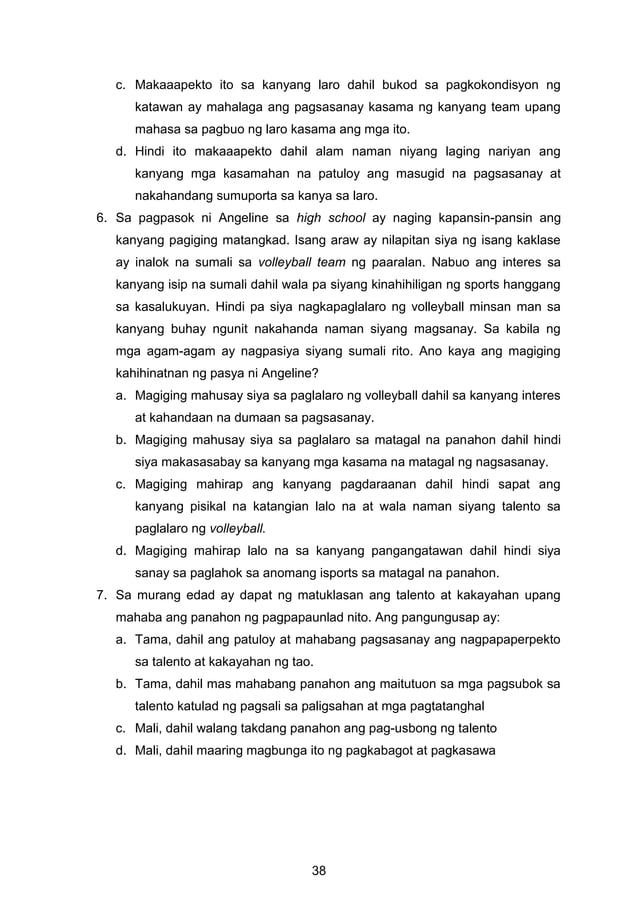 K TO 12 GRADE 7 LEARNING MATERIAL IN EDUKASYON SA PAGPAPAKATAO (Q1-Q2) | PDF