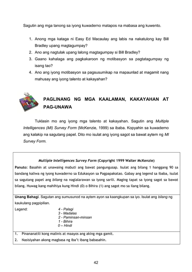 K TO 12 GRADE 7 LEARNING MATERIAL IN EDUKASYON SA PAGPAPAKATAO (Q1-Q2) | PDF