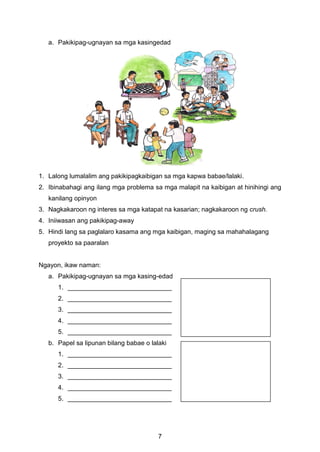 K TO 12 GRADE 7 LEARNING MATERIAL IN EDUKASYON SA PAGPAPAKATAO (Q1-Q2) | PDF