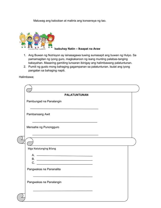 K TO 12 GRADE 5 LEARNER’S MATERIAL IN EDUKASYON SA PAGPAPAKATAO (Q1-Q4 ...