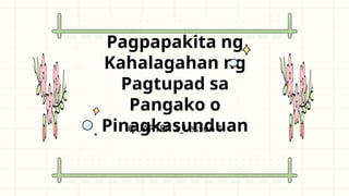 Pagpapahalaga sa Pangako, Pinagkasunduan | PPTX