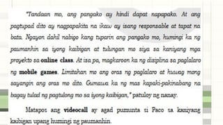 Pagpapahalaga sa Pangako, Pinagkasunduan | PPTX