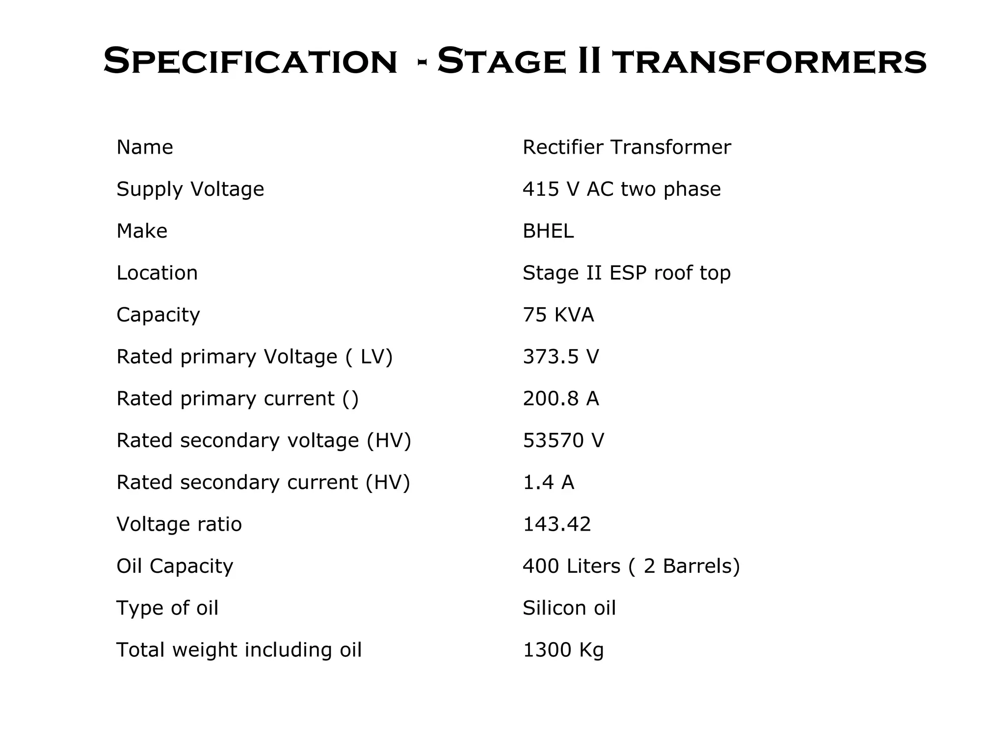Esp rectifier transformer | PPT