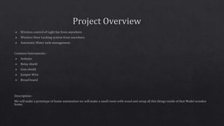 Home Automation (Embedded System) | PPTX