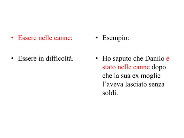 Espressioni idiomatiche con i verbi avere, andare ed essere | PPTX