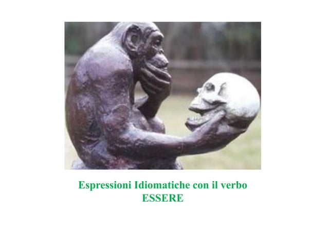 Espressioni idiomatiche con i verbi avere, andare ed essere | PPTX