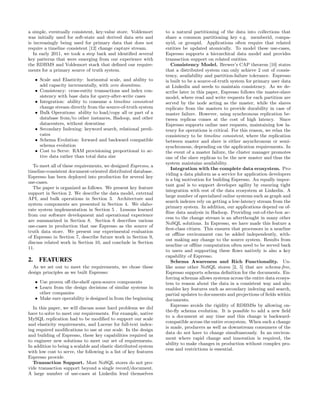 Espresso: LinkedIn's Distributed Data Serving Platform (Paper) | PDF