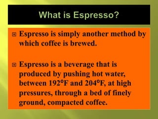 Barista Basics | PPTX