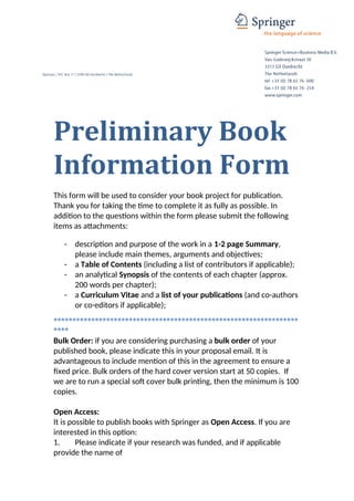 Esps book proposal form | PDF