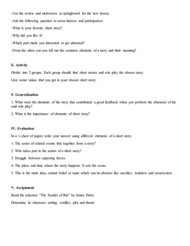 Esp sample lesson plan | DOCX | Educational Assessment | Education