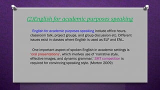 ESP & SPEAKING SKILLS: THEORIES AND PRACTICES.pptx