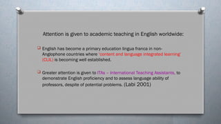 ESP & SPEAKING SKILLS: THEORIES AND PRACTICES.pptx