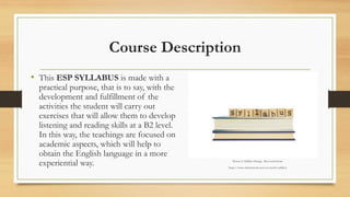 Esp syllabus made by alejandro salazar giraldo 2021 | PDF
