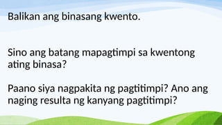 Edukasyon sa Pagpapakatao 4 Quarter 1 Week 8 .pptx