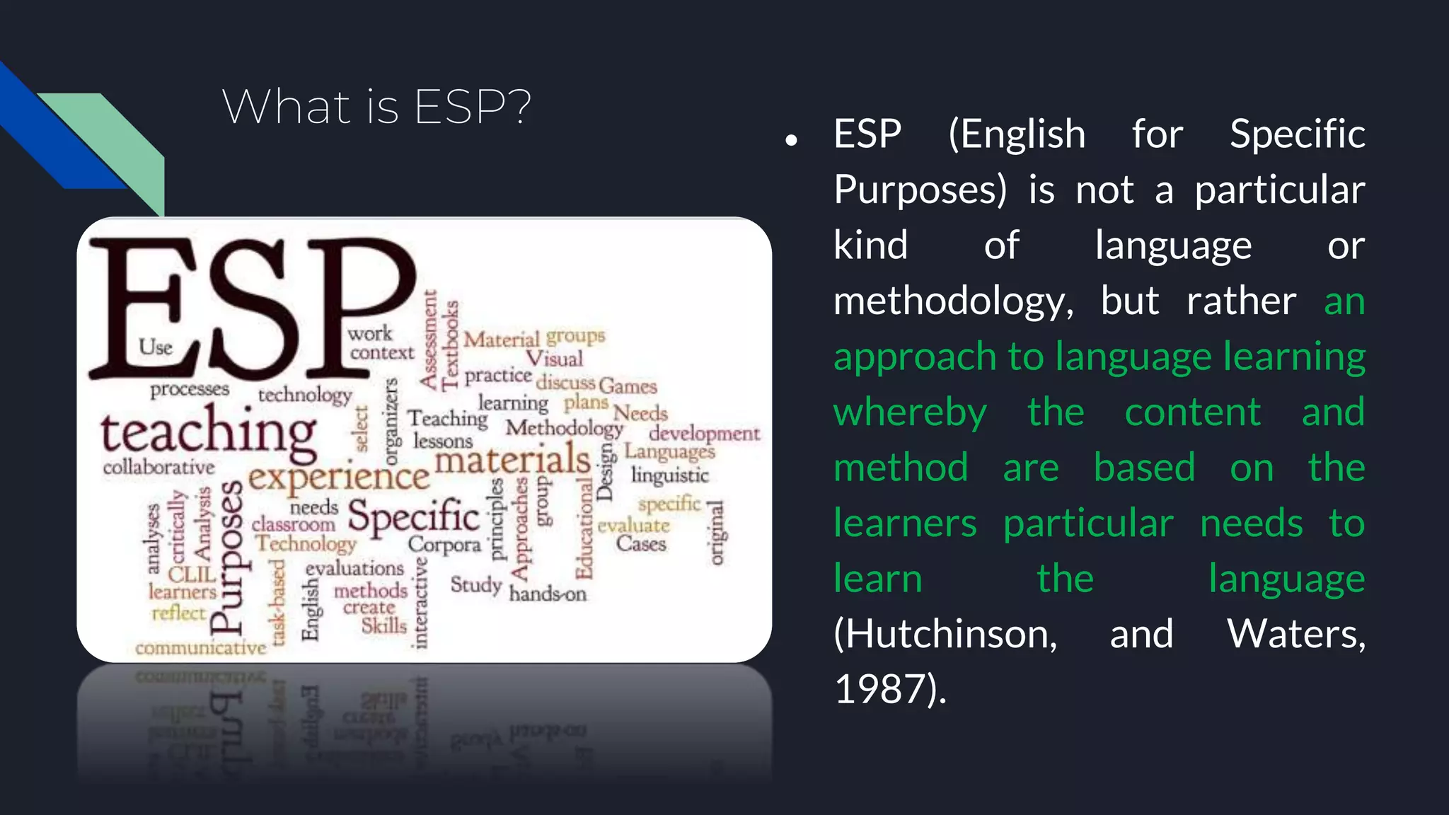 Writing Skills in ESP | PPTX