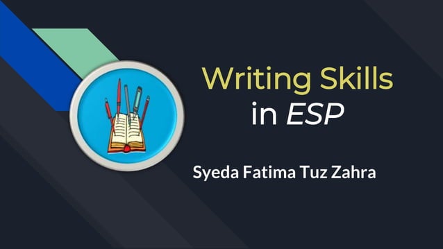 Writing Skills in ESP | PPTX