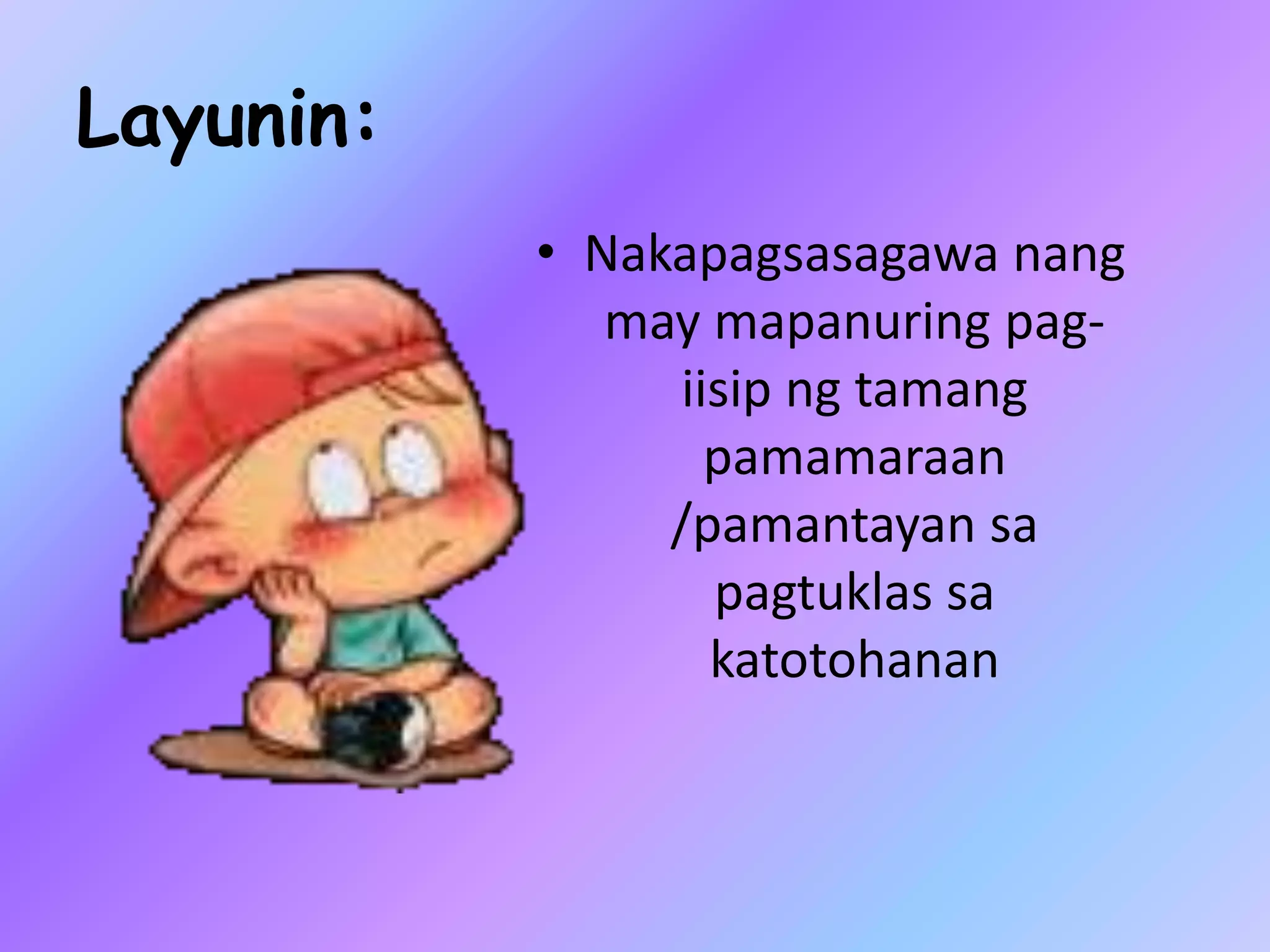 ESP Y1 ARALIN 9 MAHINAHON SA LAHAT NG PAGKAKATAON.pptx