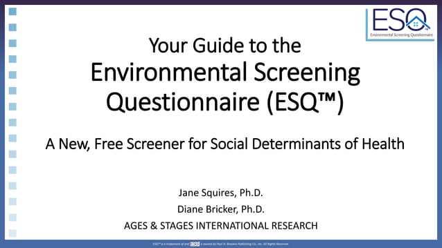 Environmental Screening Questionnaire (ESQ) | PPT