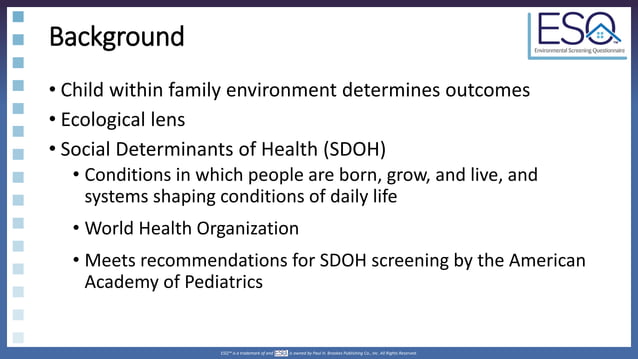 Environmental Screening Questionnaire (ESQ) | PPT