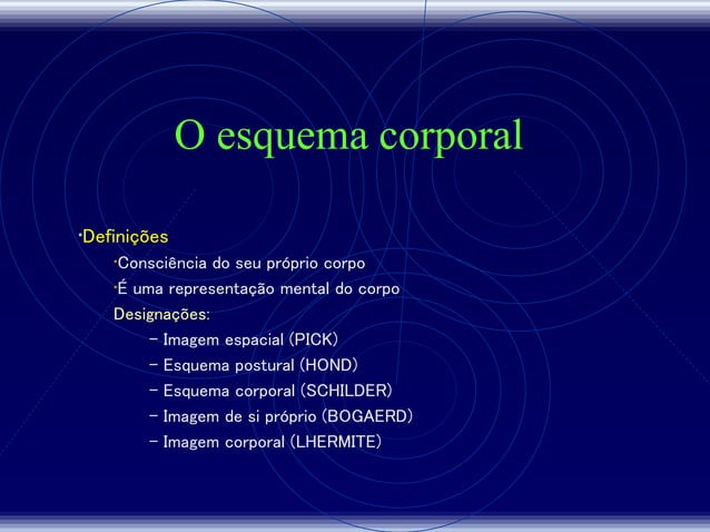 esquema - SLIDE - MATERIAL- ESQUEMA CORPORAL | PPT
