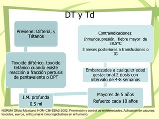 Esquema básico de inmunizaciones en méxico | PPTX