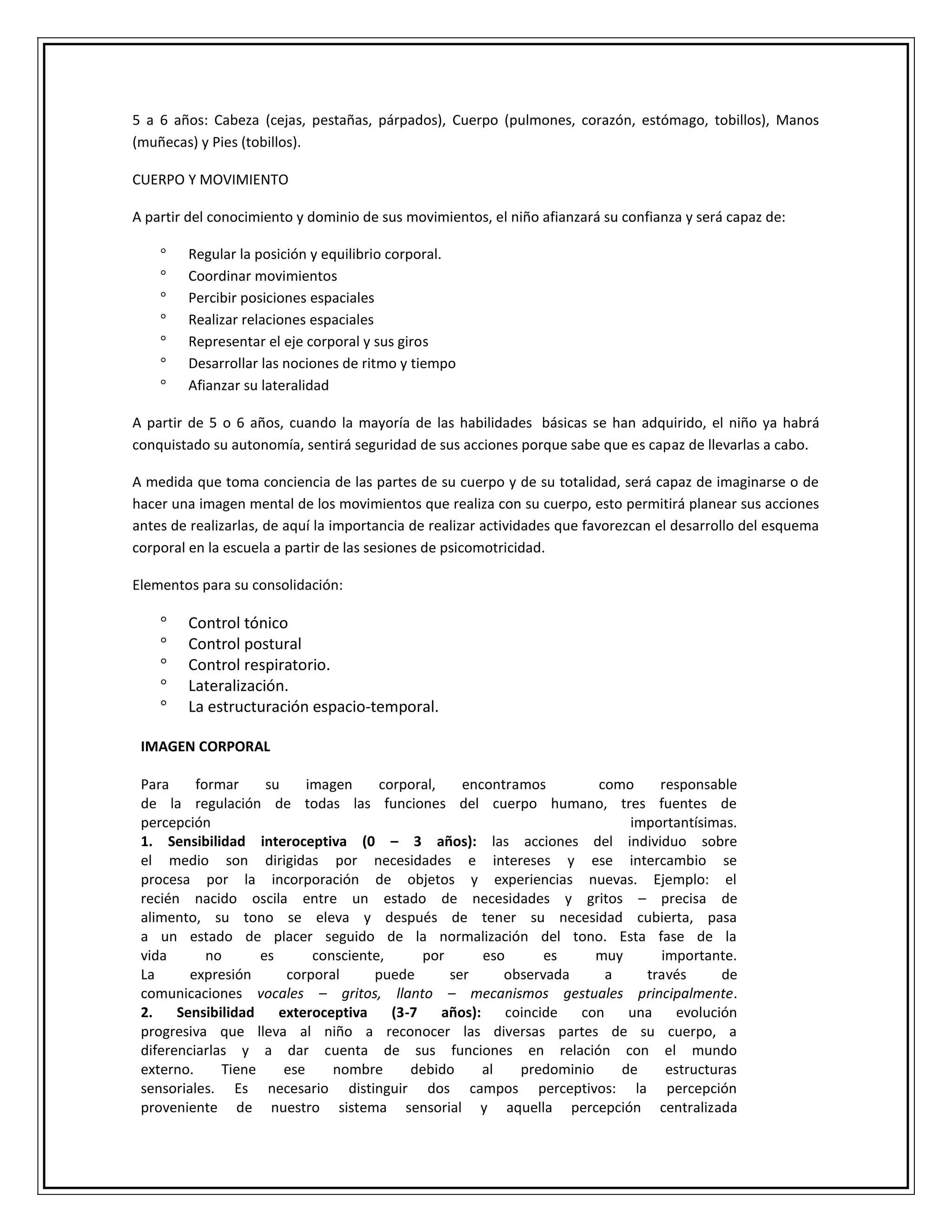 Esquema Corporal Docx