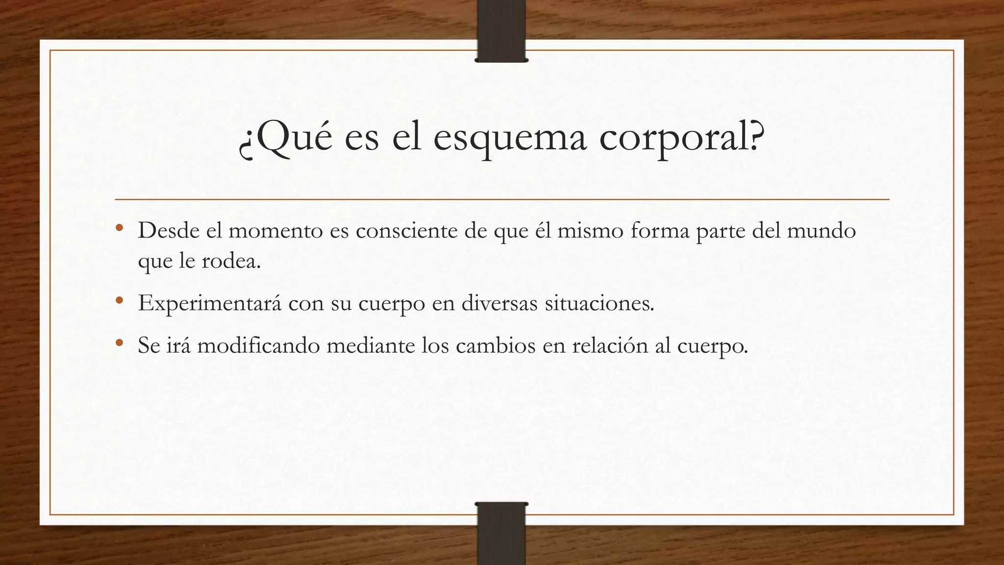 Esquema corporal | PPTX