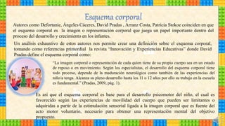 Esquema corporal | PPTX