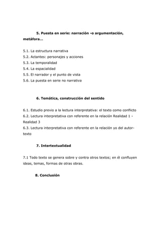 Esquema de análisis cinematográfico. Noé Santos Jiménez | DOCX