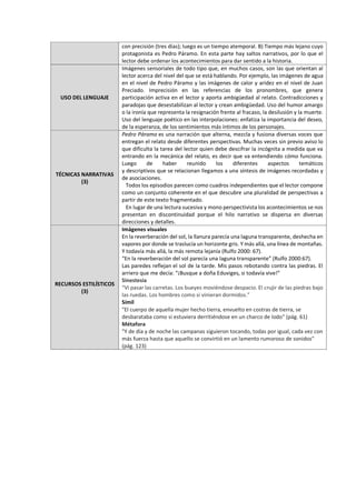 Esquema de análisis de un texto literario 1 | PDF | Romance | Genres