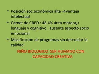 Esquema del desarrollo del niño jhami | PPT