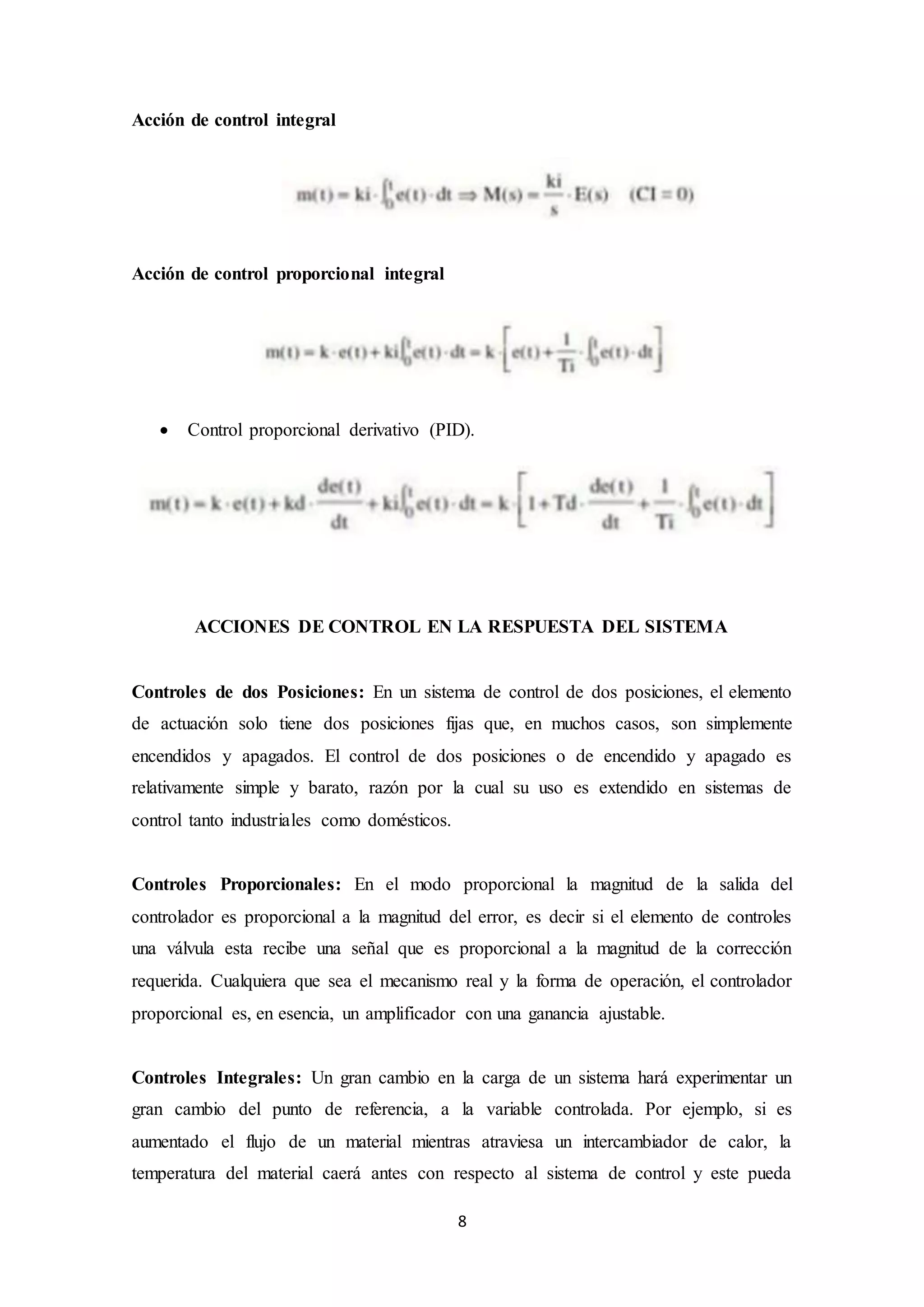 Esquema de un sistema de control | DOCX