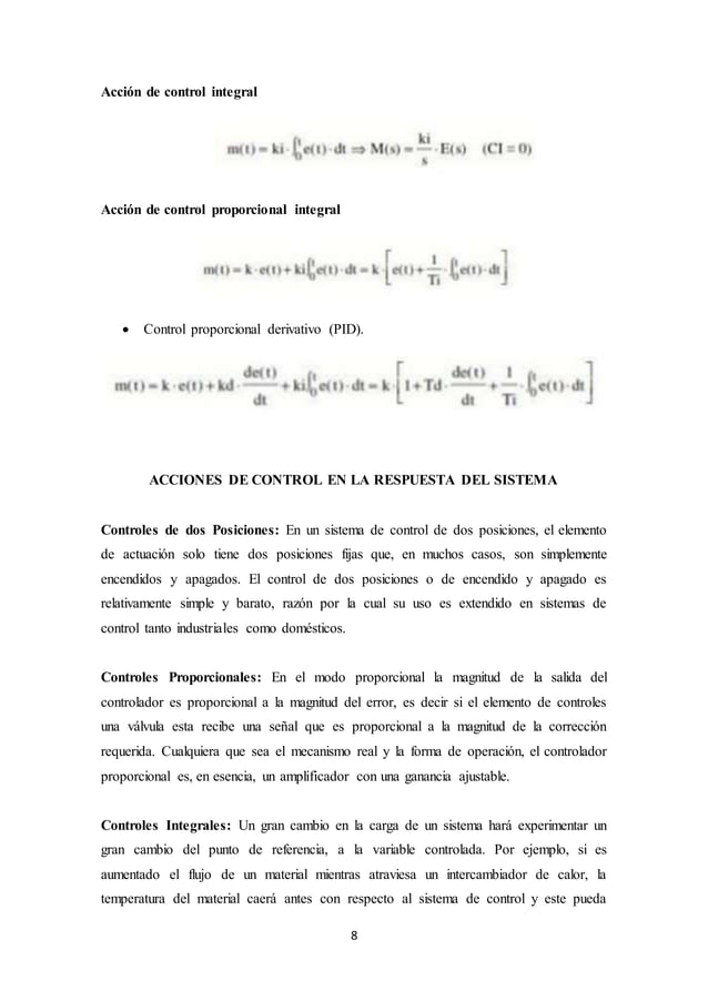 Esquema de un sistema de control | PDF