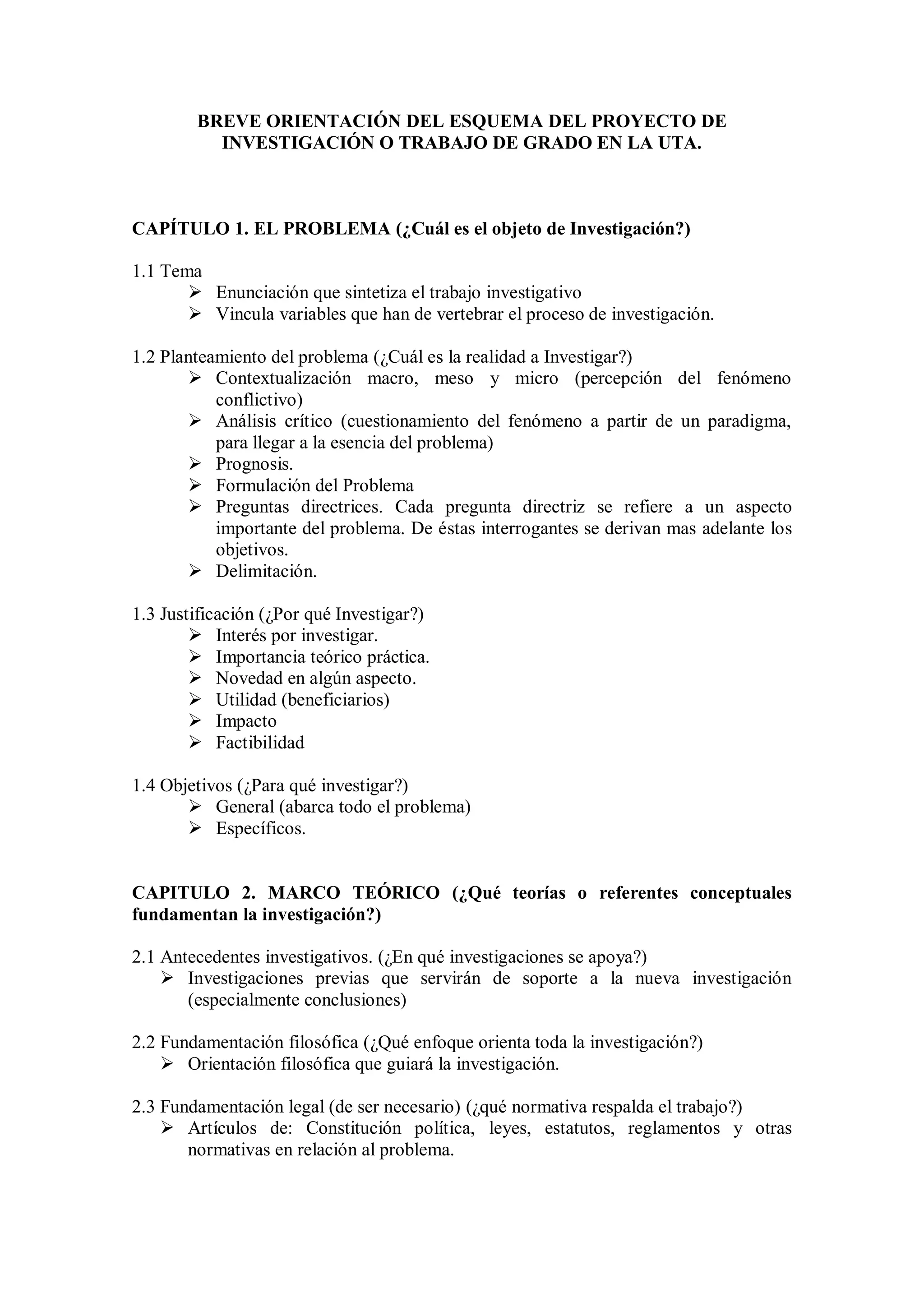 Esquema diseño de proyecto | PDF | Education