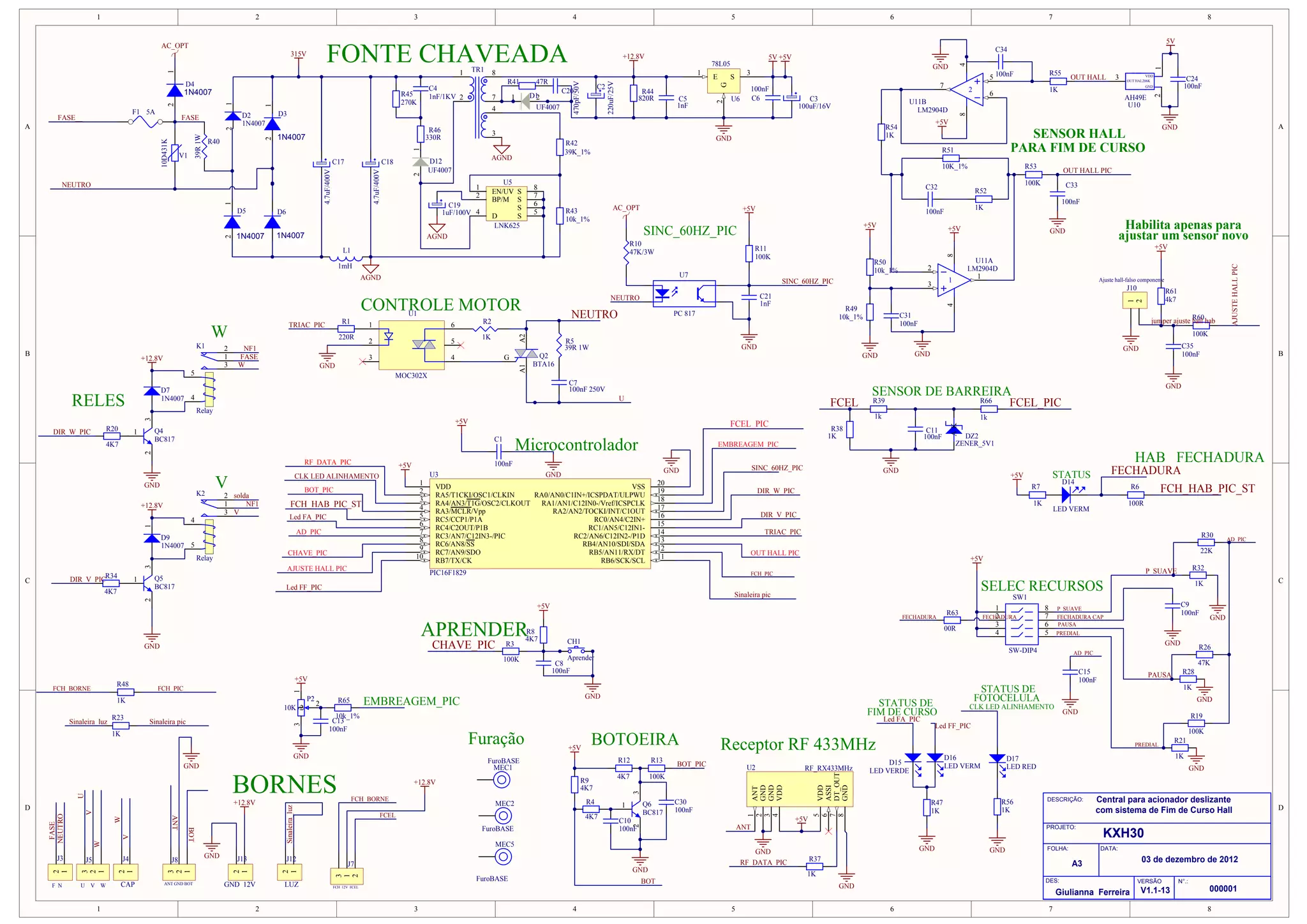 Esquema eletrico kxh30 v1.1 13 | PDF