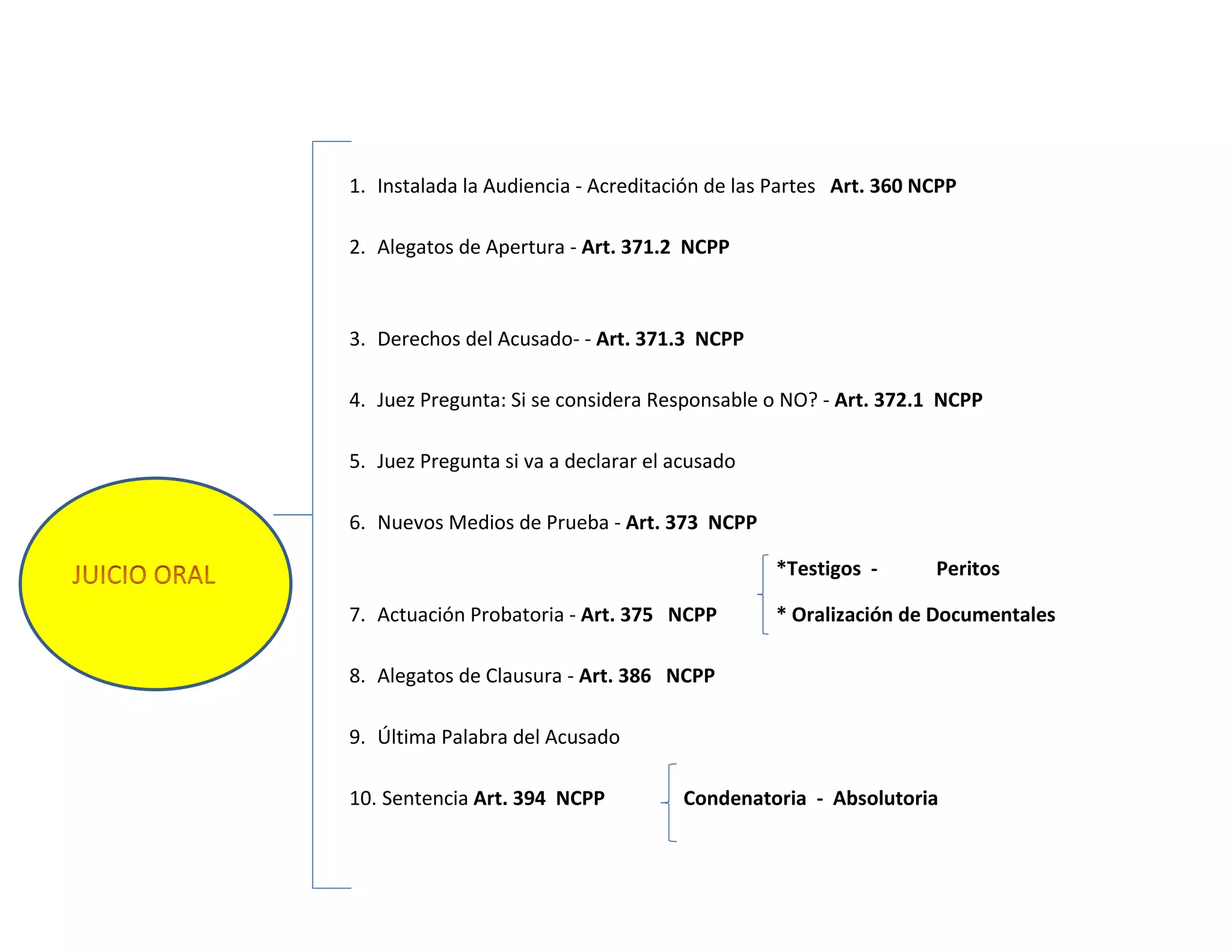 Esquema Juicio Oral 1 Ppt