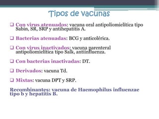 Esquema nacional de vacunación 2013 | PPTX
