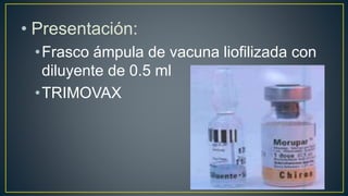 Esquema nacional de vacunacion | PPTX