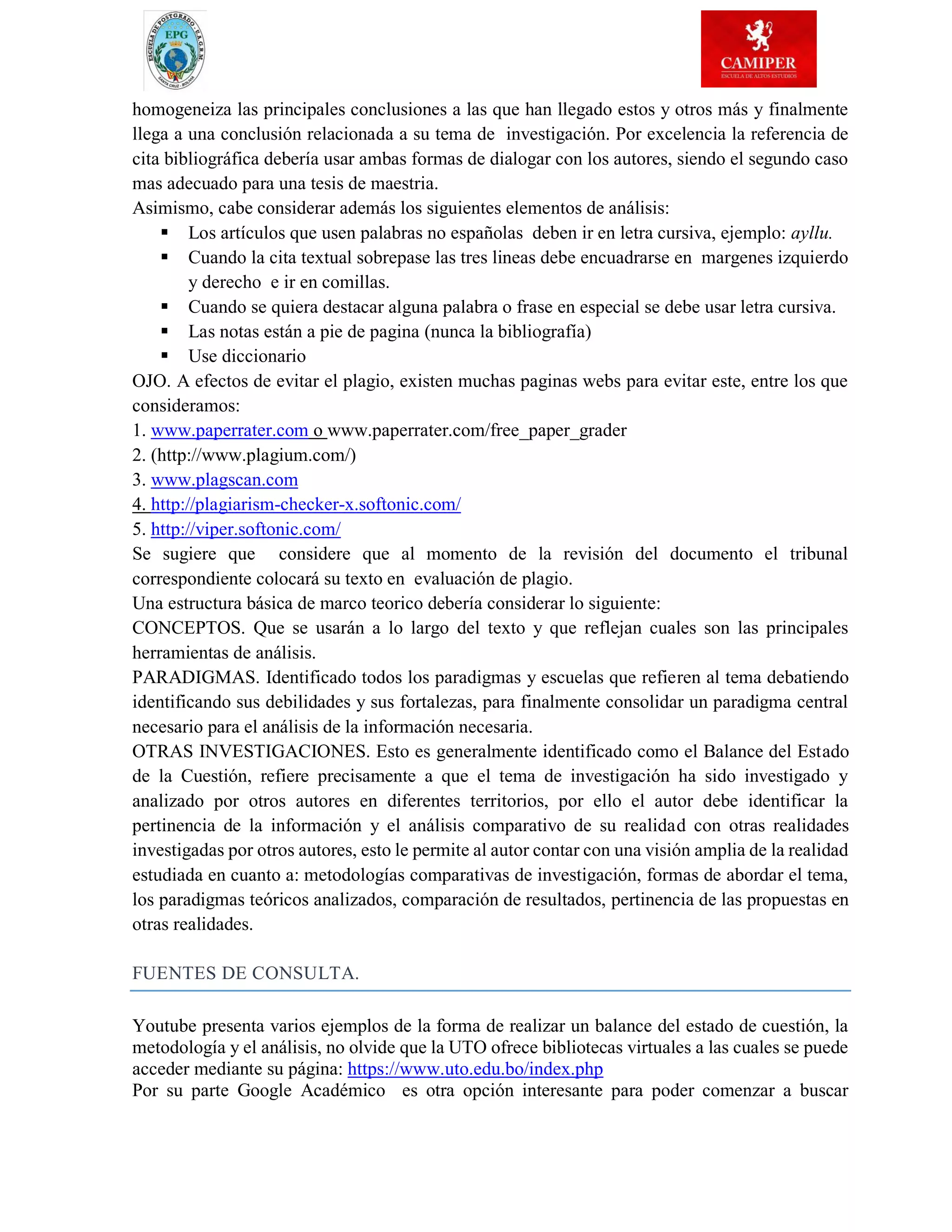 ESQUEMA OFICIAL DE TESIS RENE.pdf | Postgraduate Education | College ...