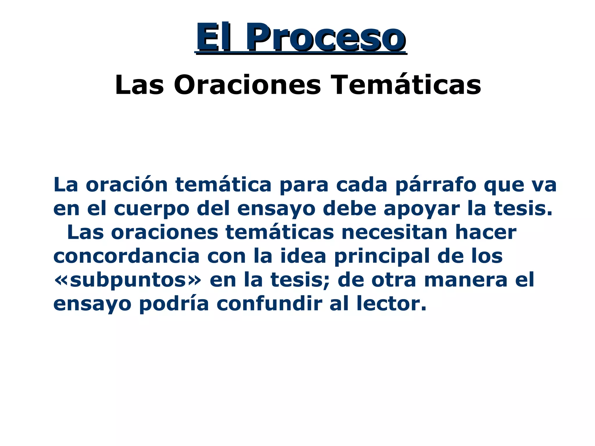 Esquema para escribir un ensayo | PPT | Resume Writing and Advice | Job ...